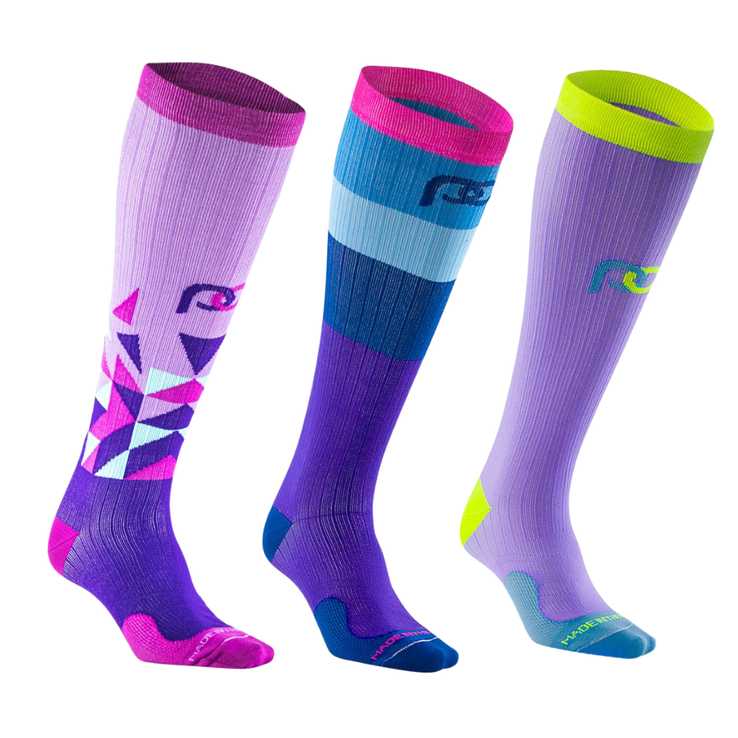 Marathon, Purple Passion | 3-Pair Bundle – PRO Compression