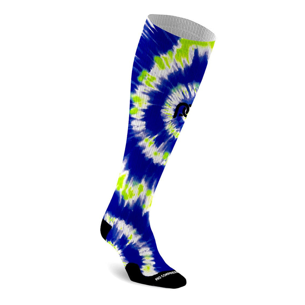 Turbo Tie Dye Knee-High Compression Socks | PRO Compression