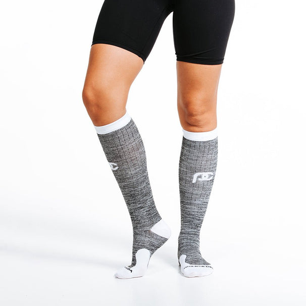 Marathon Compression Socks in Heather Slate | PRO Compression
