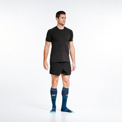 20-30mmHg Knee-High Navy Blue Compression Socks| PRO Compression