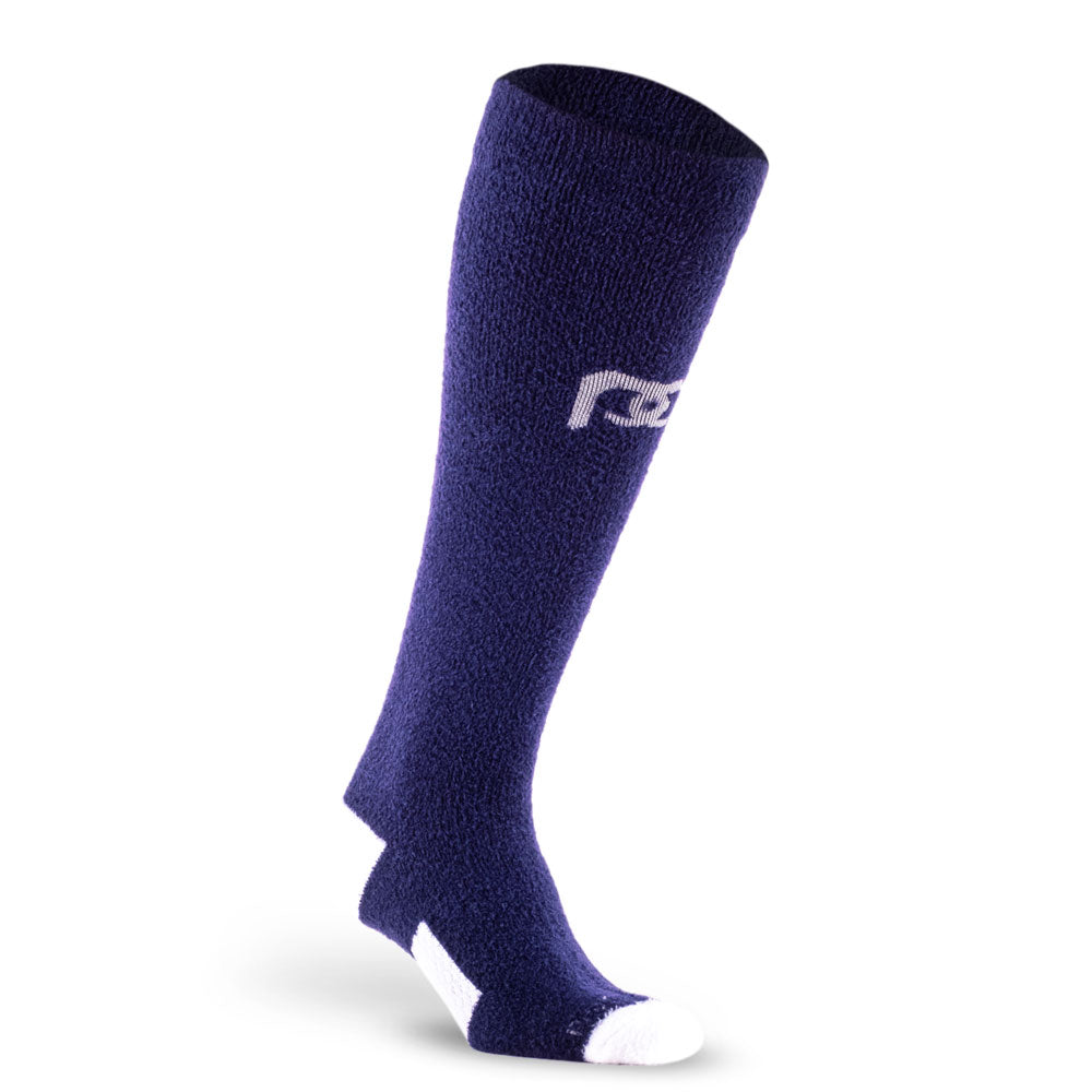 Comfortable Fuzzy Compression Socks - Clay – procompression.com